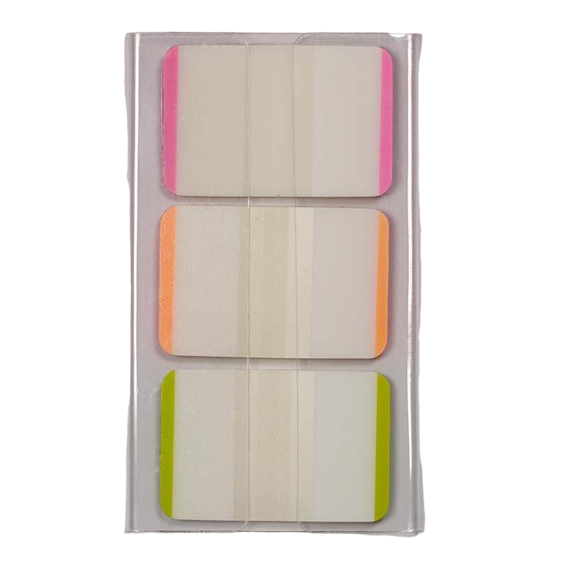 3 Colors Pop-Up Type Film Sticky Note Extra Thick – DAISO SINGAPORE