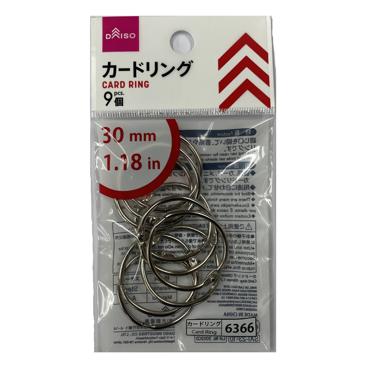 Card Ring 30mm – DAISO SINGAPORE