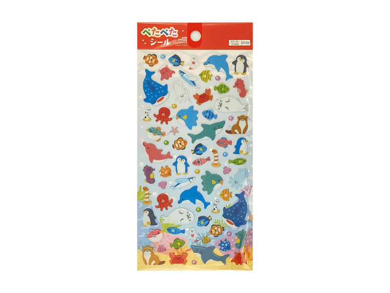 Sticker 7 1 Sea Animals – DAISO SINGAPORE
