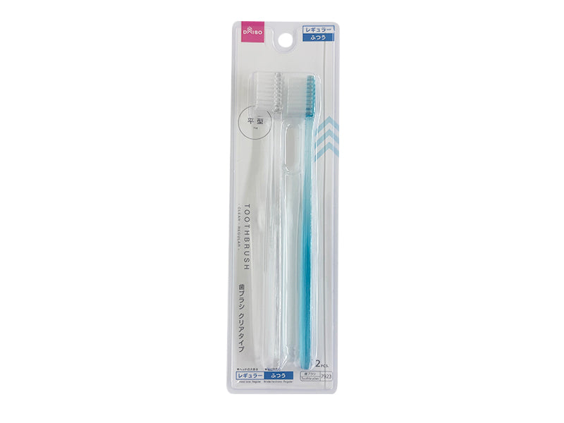Clear Toothbrush Regular – DAISO SINGAPORE