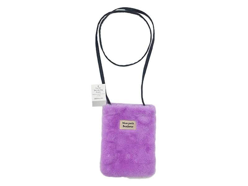 Eco Fur Shoulder Bag Purple – DAISO SINGAPORE