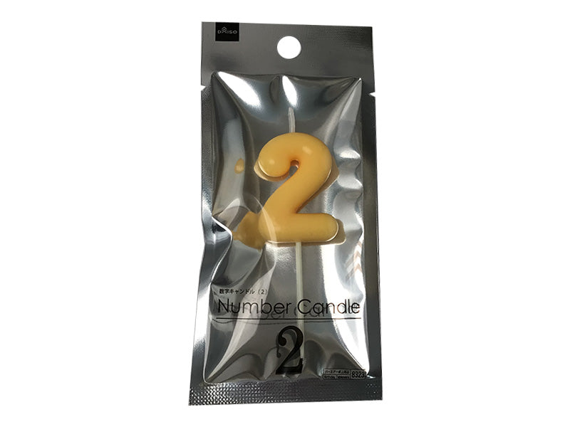 Number Candle 2 – DAISO SINGAPORE