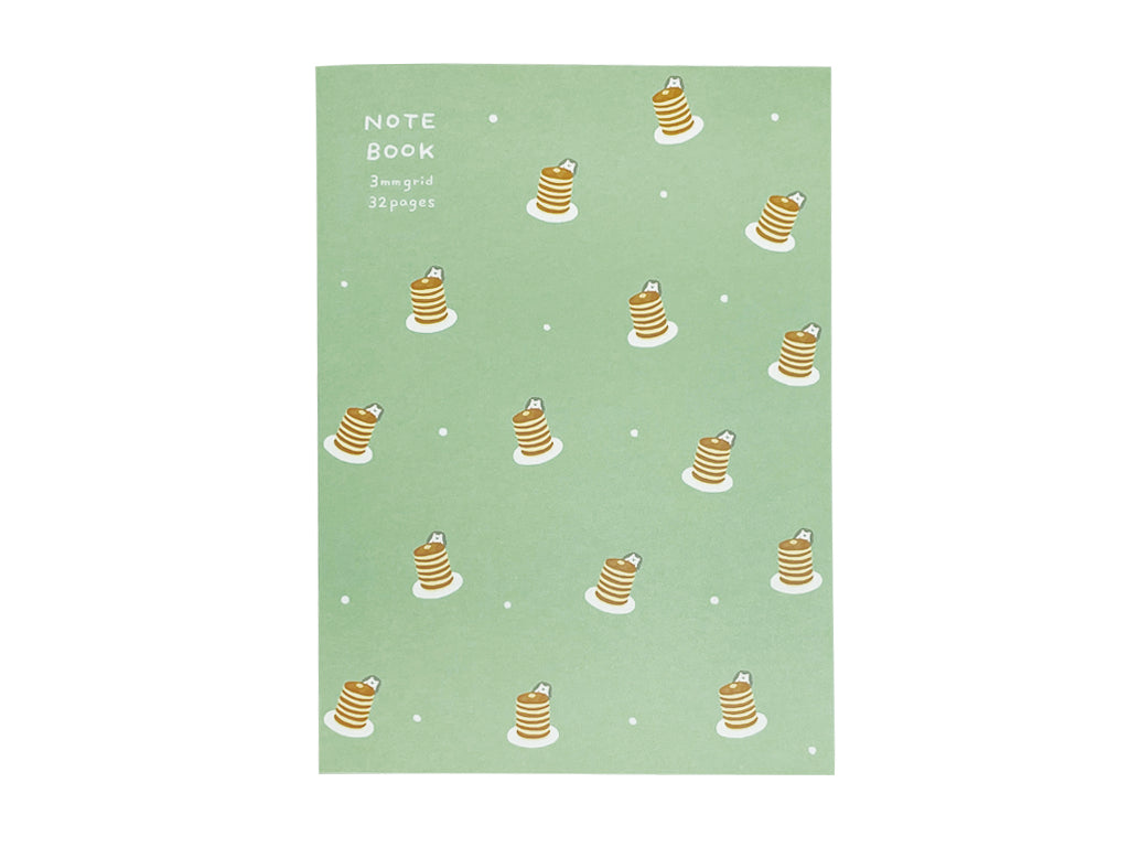 Notebook A5 Grid 3mm Pancake – DAISO SINGAPORE