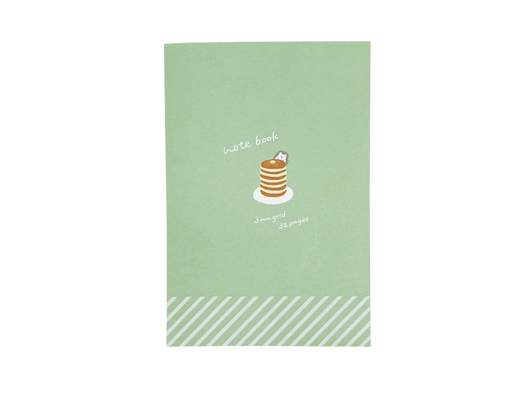 Notebook B6 Grid 3mm Pancake – DAISO SINGAPORE