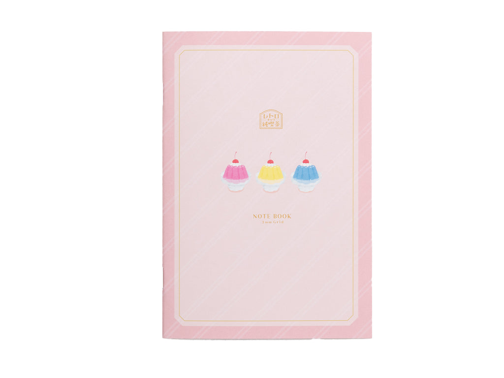 Notebook B6 Grid 3mm Retro Jelly – DAISO SINGAPORE