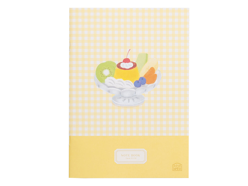 Notebook A5 Grid 3mm Retro Pudding – DAISO SINGAPORE