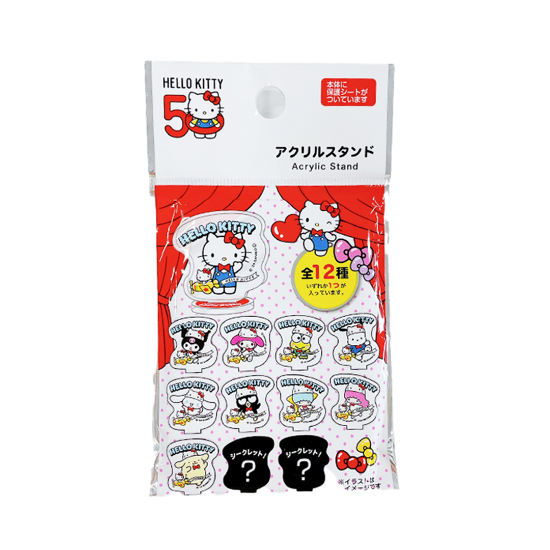 Hello Kitty Acrylic Stand Sanrio Characters 50th Anniversary – DAISO ...