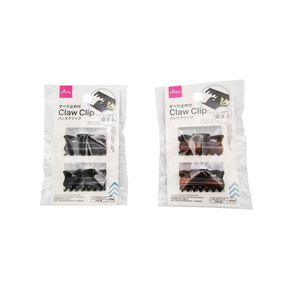 Claw Clip with Non Slip 4cm – DAISO SINGAPORE