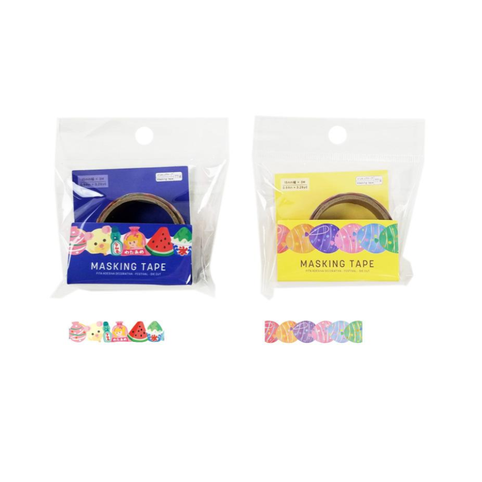 Masking Tape Festival Die Cut – DAISO SINGAPORE