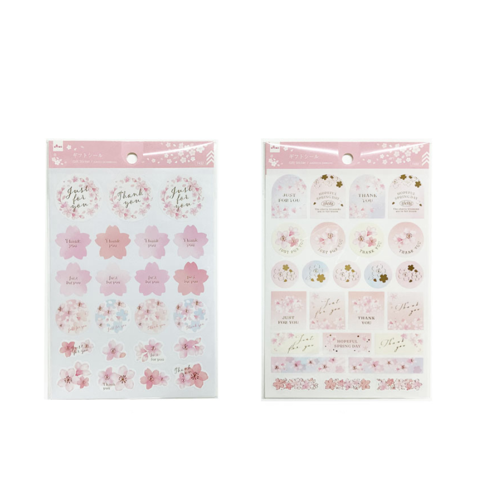 Gift Sticker Cherry Blossom – DAISO SINGAPORE