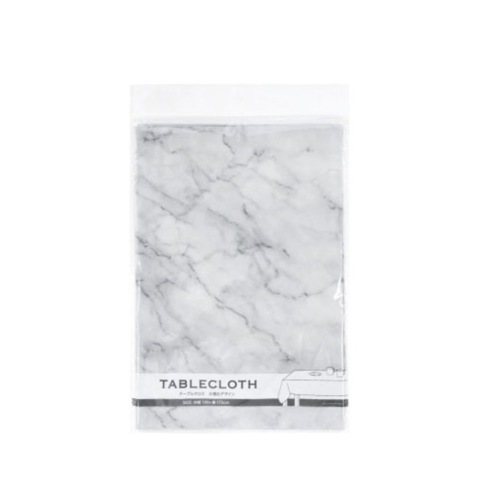 Tablecloth Marble Design Blue/Grey – DAISO SINGAPORE