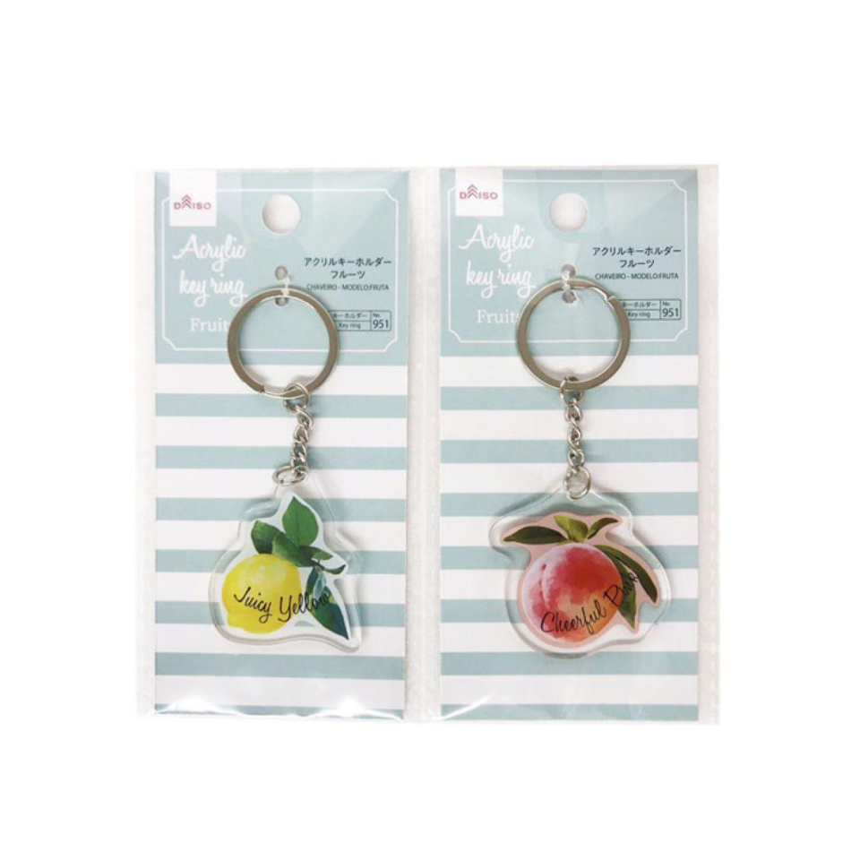Acrylic Key Ring Fruits – DAISO SINGAPORE