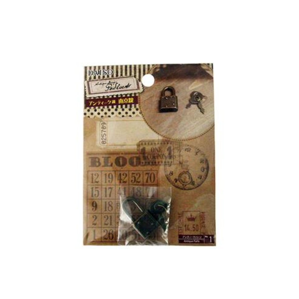 Antique Design Padlock – DAISO SINGAPORE