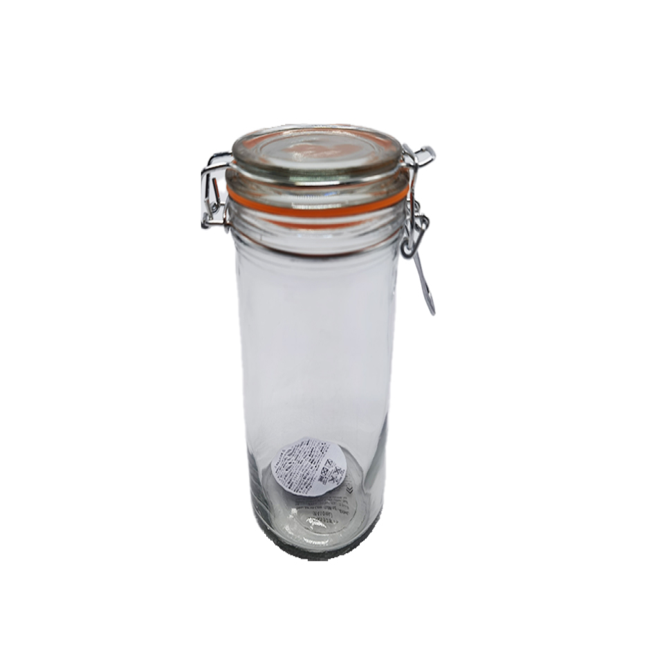 Glass Jar with Lever 498ml – DAISO SINGAPORE