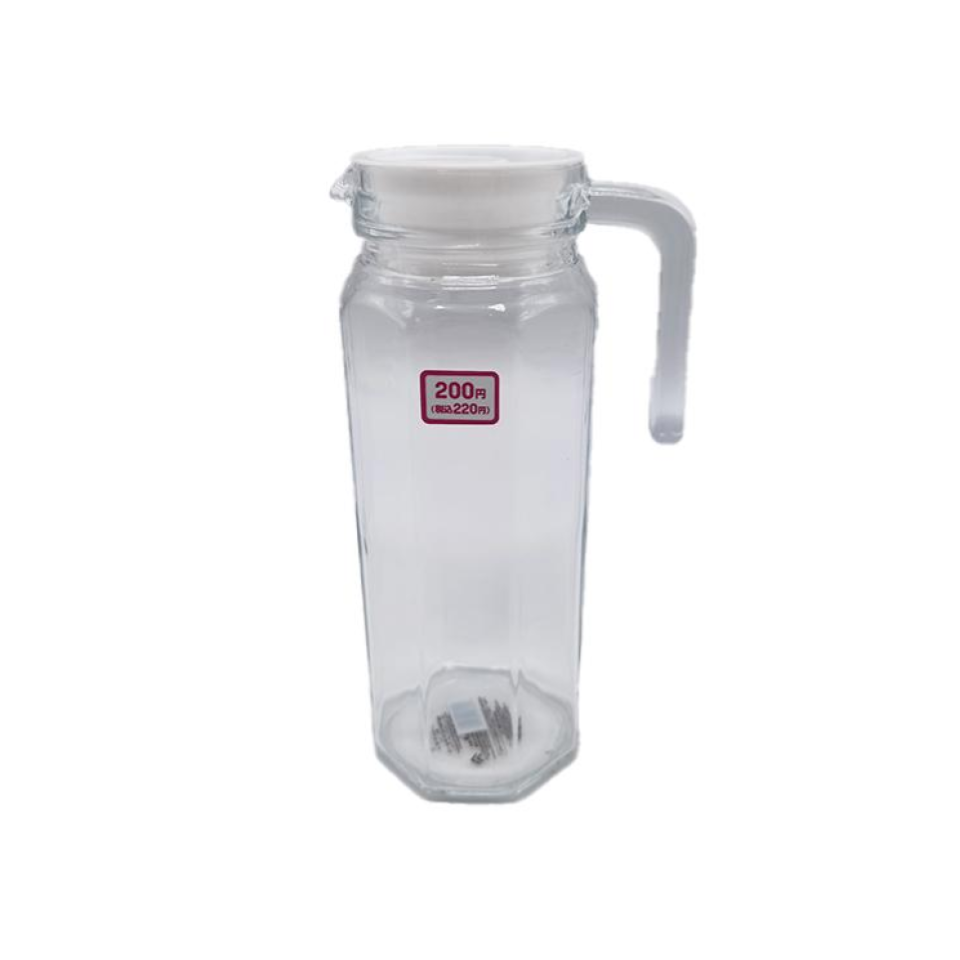 Glass Water Pot 1.1L – DAISO SINGAPORE