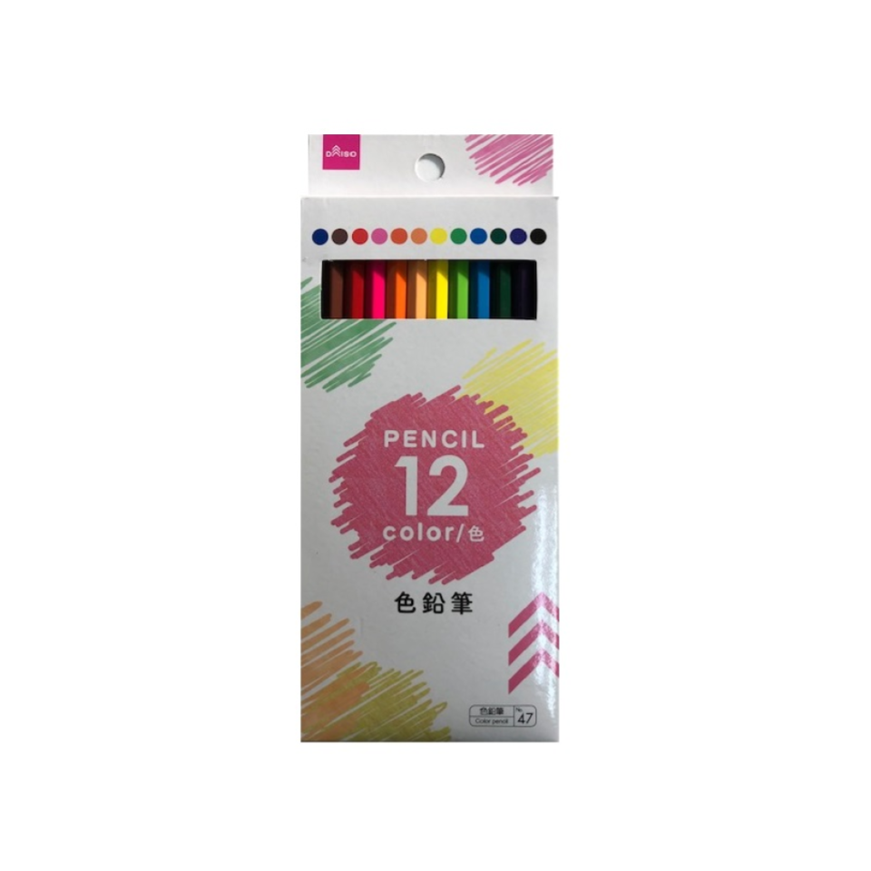12 Color Pencil – DAISO SINGAPORE
