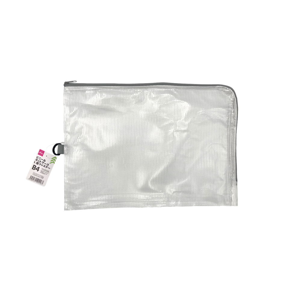 B4 Vinyl Mesh Case L Shape Fastener – DAISO SINGAPORE