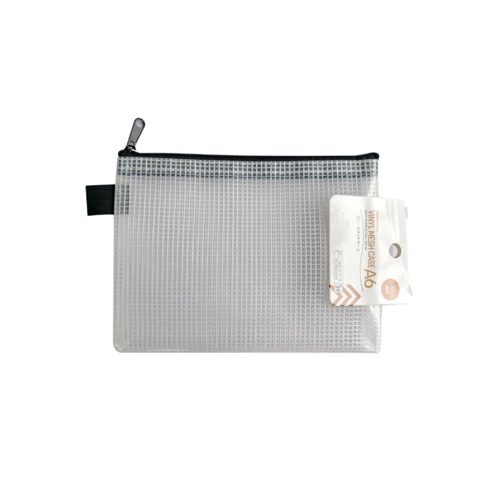 Vinyl Mesh Case Smooth Material A6 – DAISO SINGAPORE