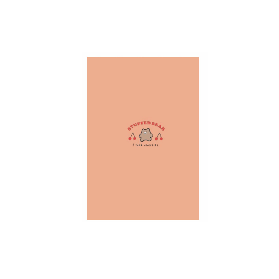 Notebook B6 Grid 3mm Bear – DAISO SINGAPORE