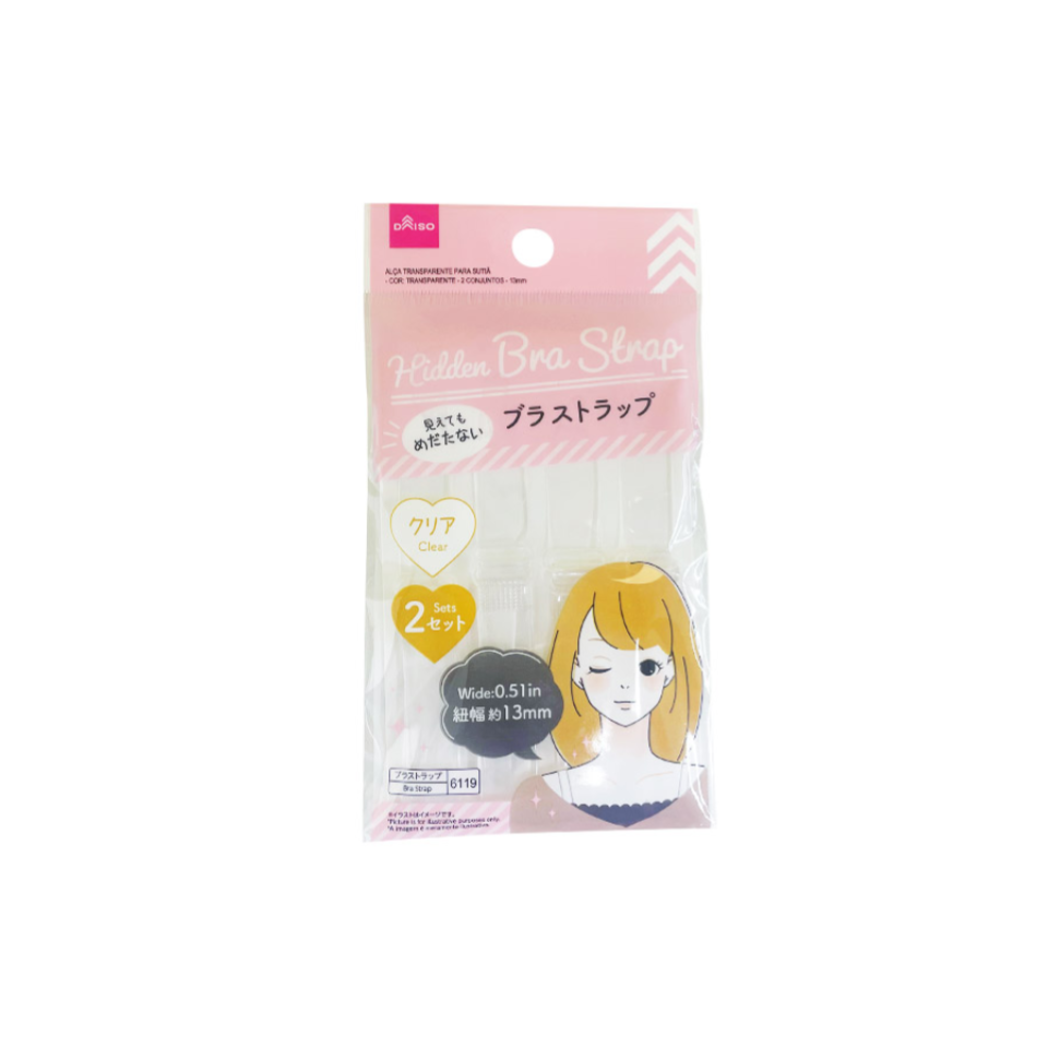 Hidden Bra Strap Clear 13mm – DAISO SINGAPORE
