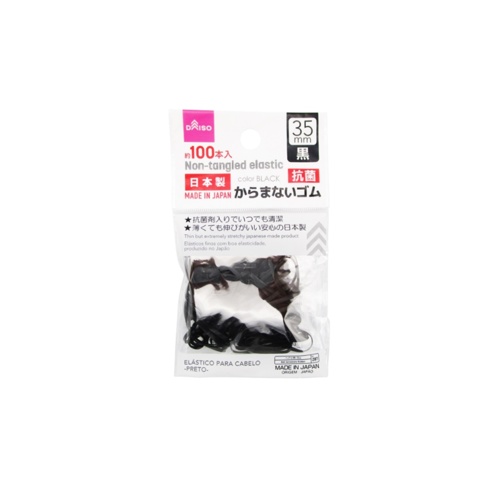 Japan Made Tangle Free Rubber Black – DAISO SINGAPORE
