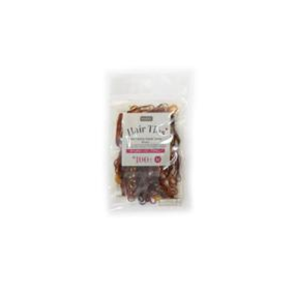 No Tangle Rubber Hair Band M Brown – DAISO SINGAPORE