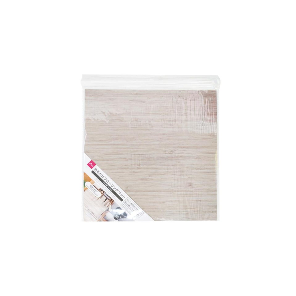 Pasting Floor Mat Wood Pattern Beige 11.81 in x 11.81 in – DAISO SINGAPORE