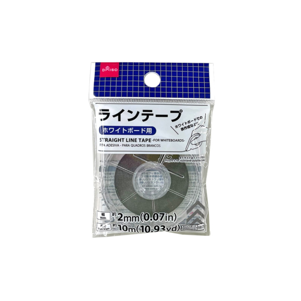 Straight Line Tape for Whiteboards – DAISO SINGAPORE