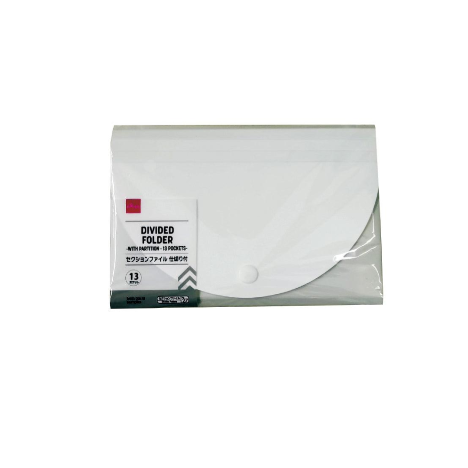 Divided Folder with Partition – DAISO SINGAPORE