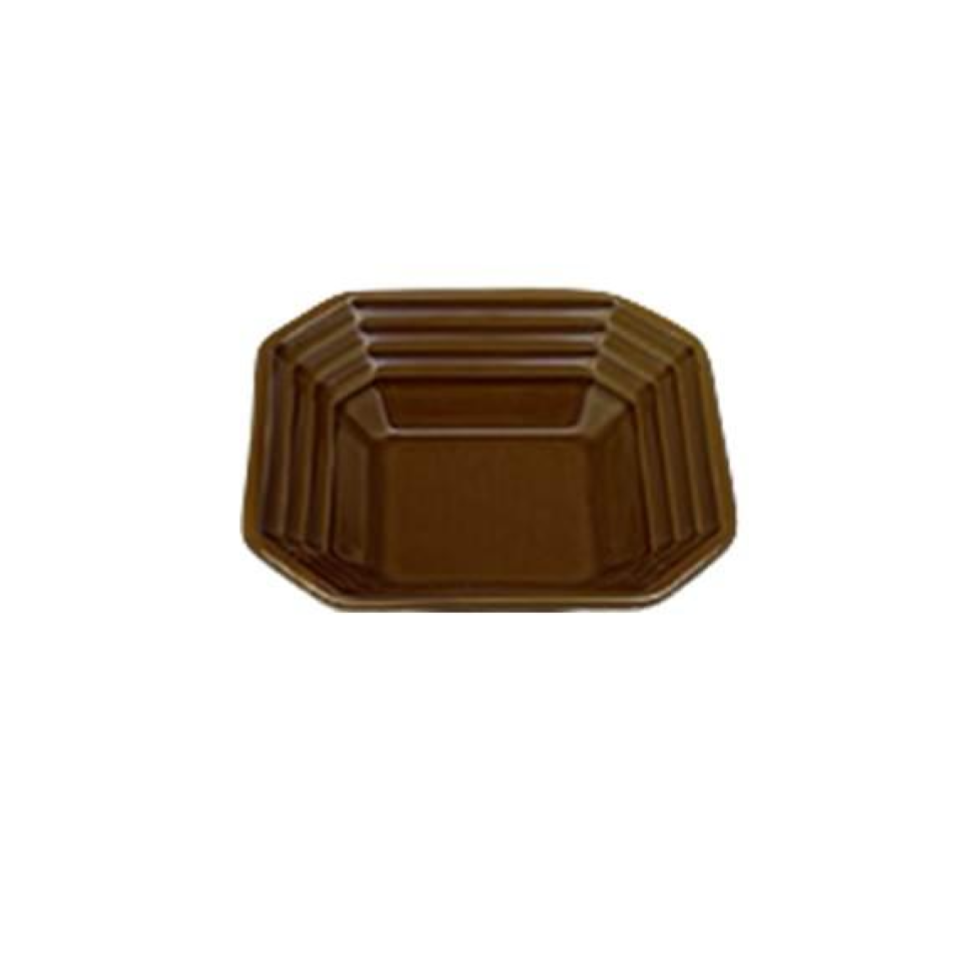 Plate Octagon Brown 2.75in – DAISO SINGAPORE