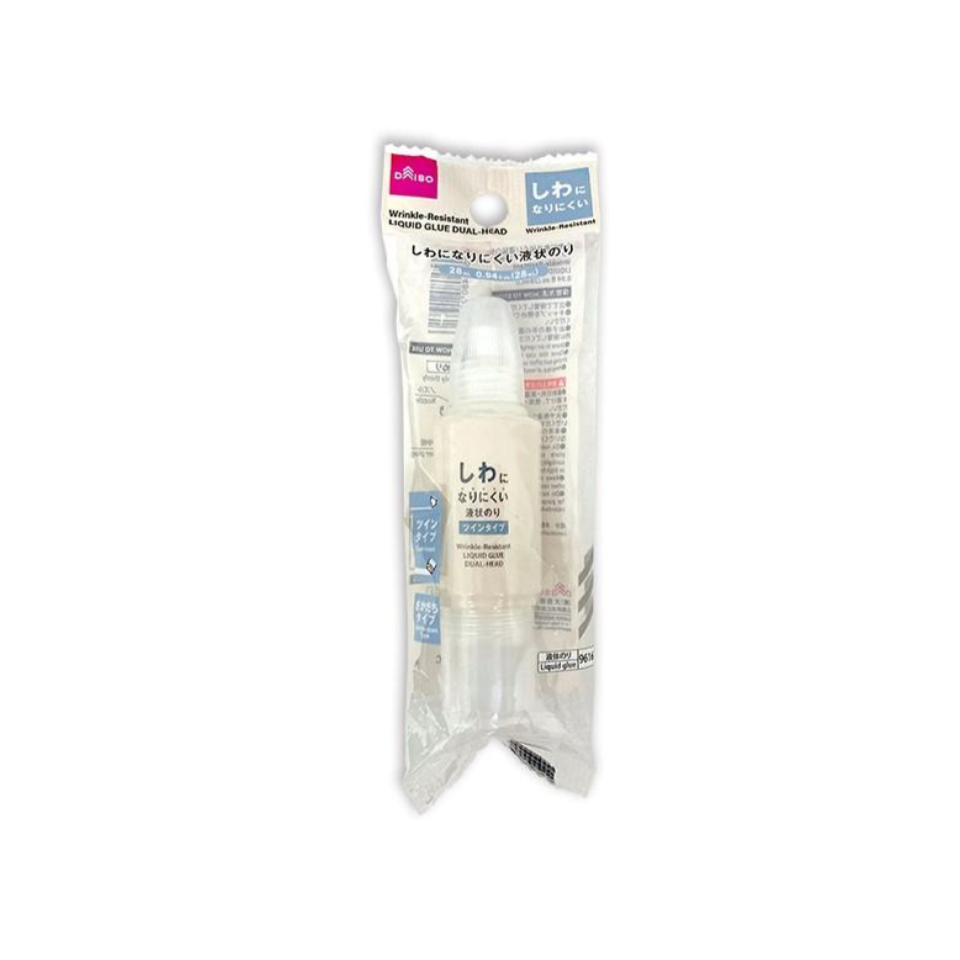 Wrinkle Resistant Liquid Glue Dual Head 28ml – DAISO SINGAPORE