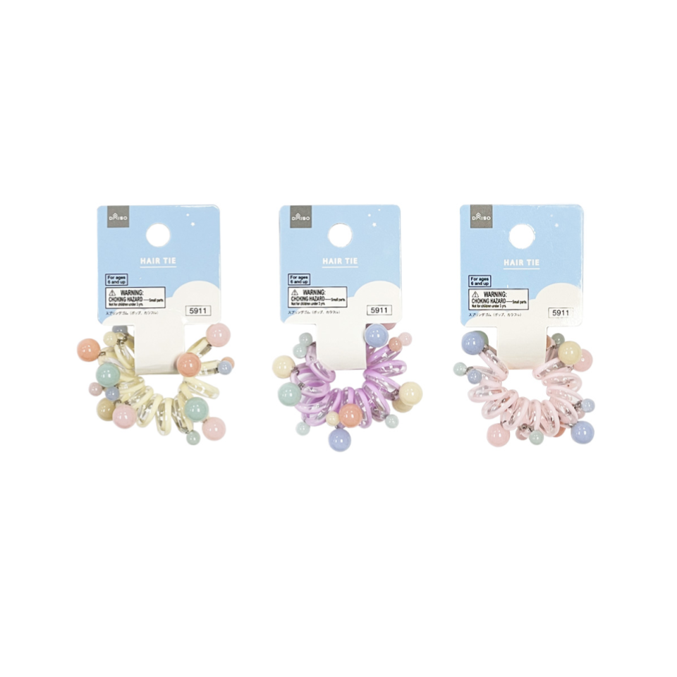 Spring Hair Tie Pop Colorful – DAISO SINGAPORE