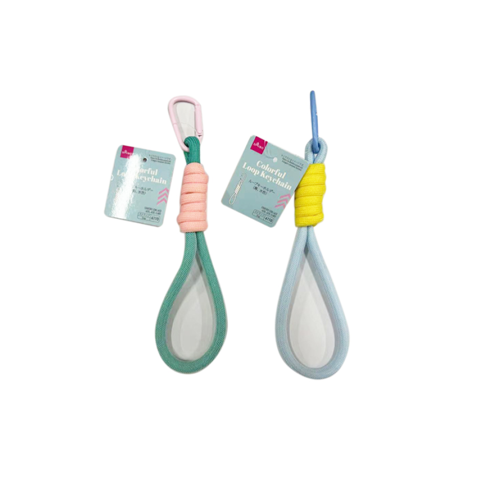 Loop Key Ring Blue/Light Blue – DAISO SINGAPORE