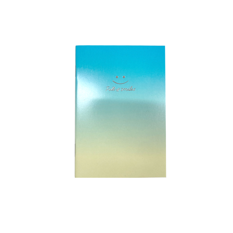 Gradation Notebook B7 Grid 3mm Green – DAISO SINGAPORE
