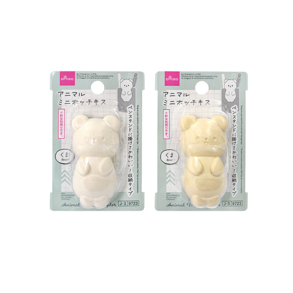 Animal Mini Stapler Bear – DAISO SINGAPORE