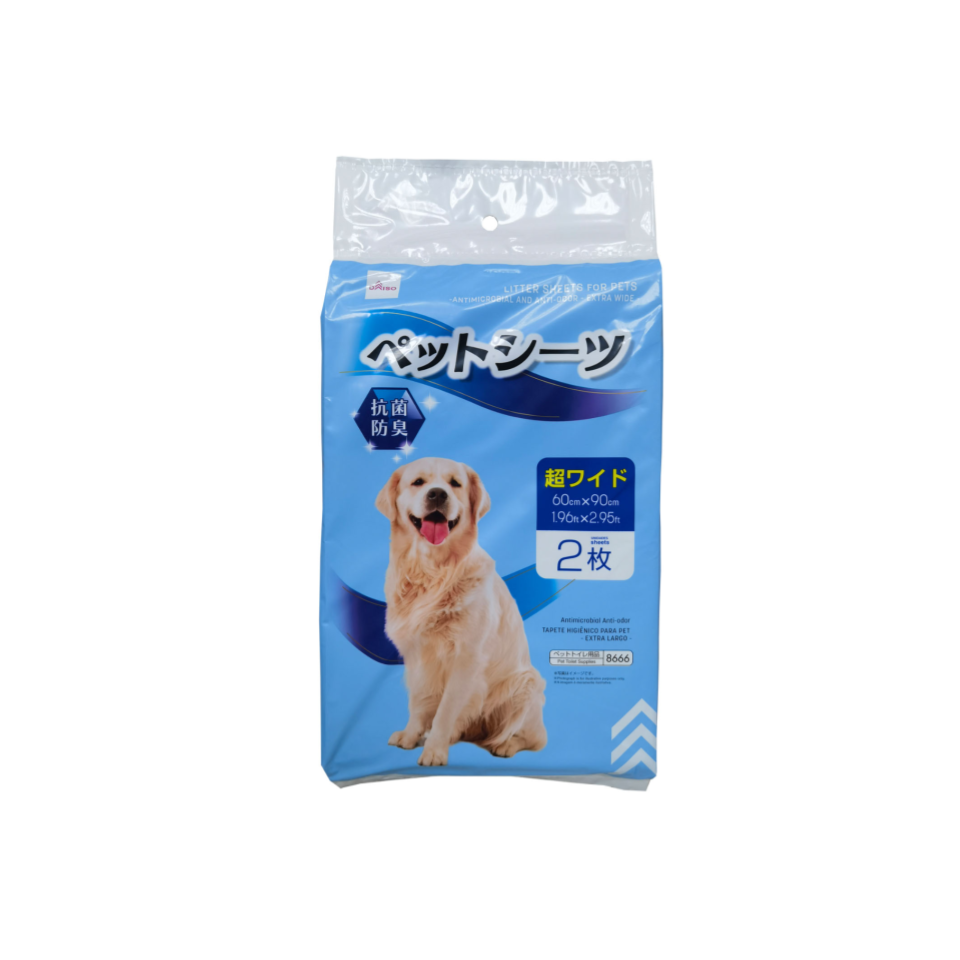 Litter Sheets for Pets Antimicrobial and Anti Odor Extra Wide – DAISO ...