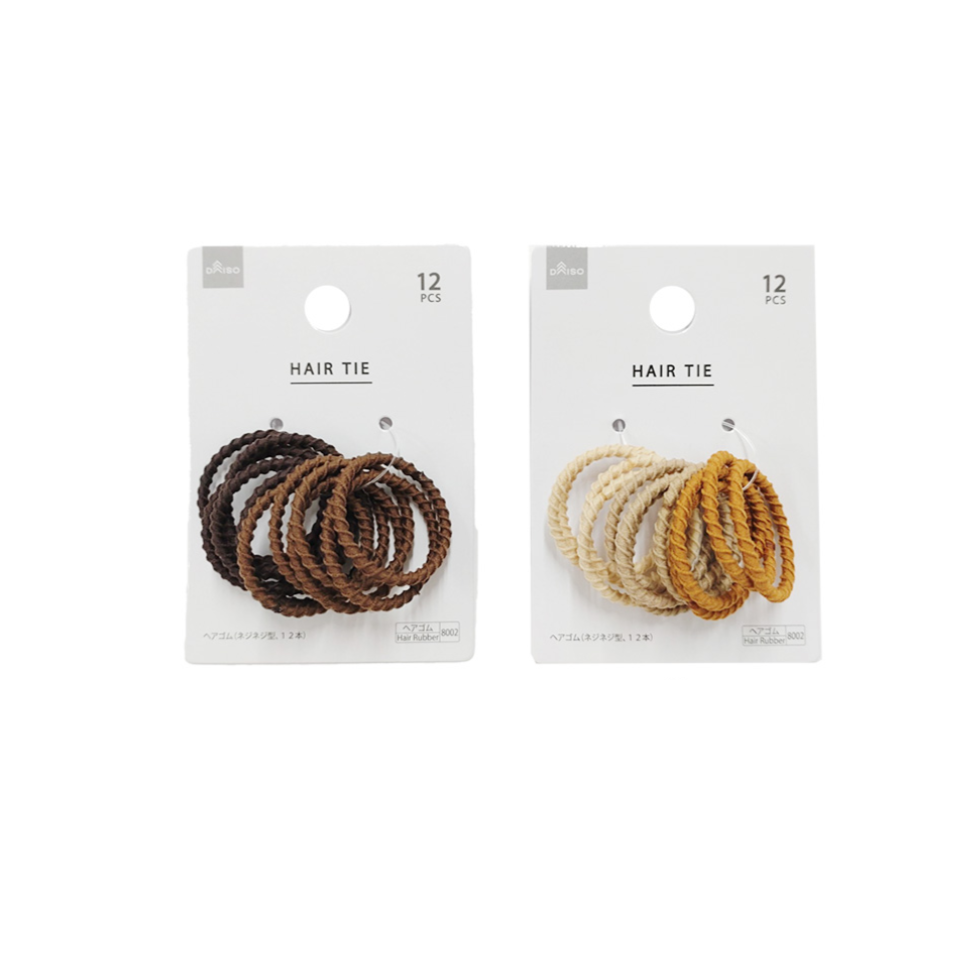 Hair Rubber Screw Type – DAISO SINGAPORE