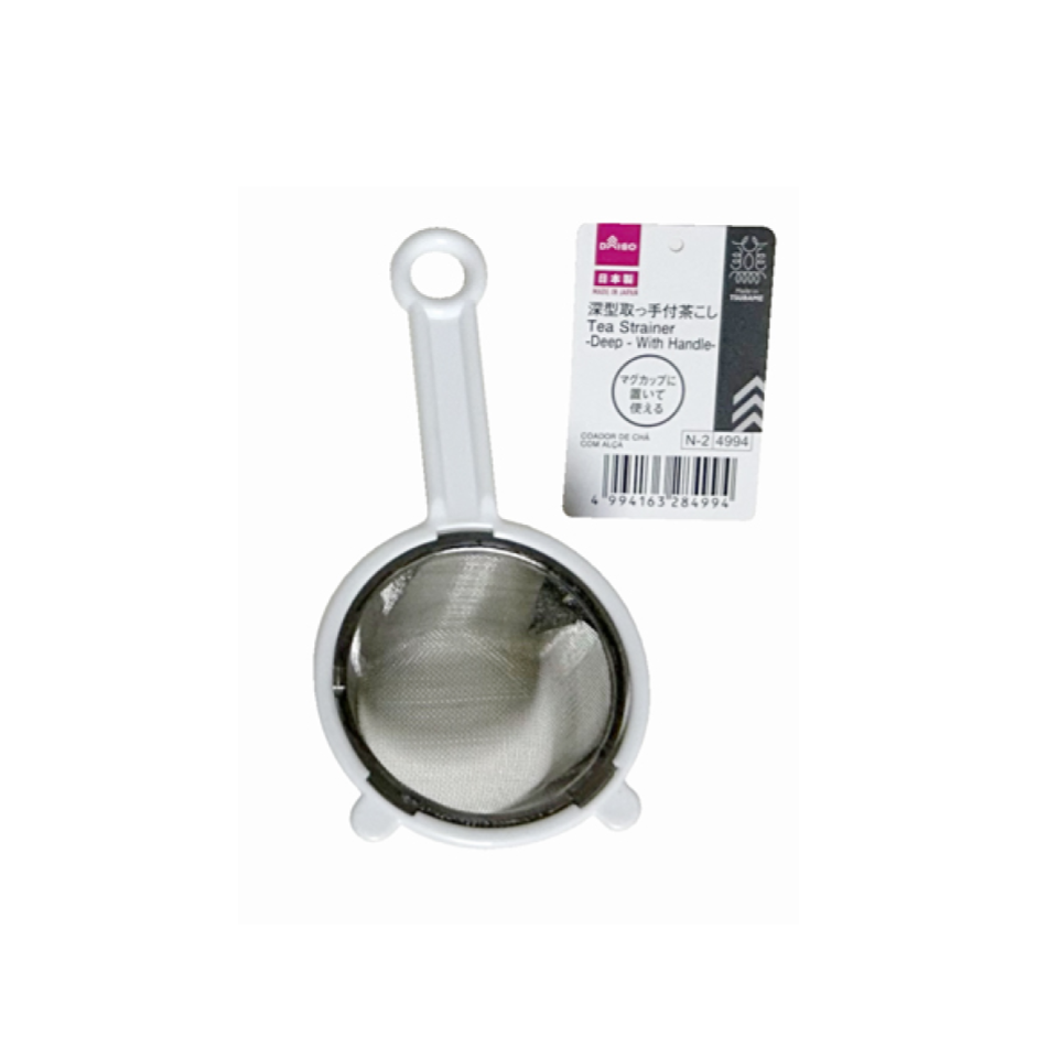 Tea Strainer Deep with Handle – DAISO SINGAPORE