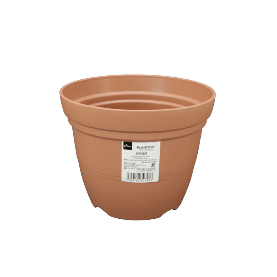 Shallow Plant Pot No. 6 – DAISO SINGAPORE