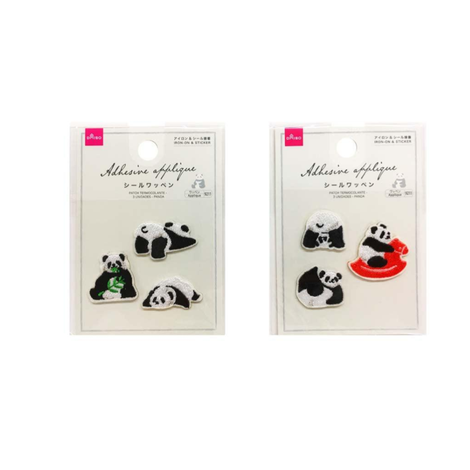 Adhesive Applique Panda – DAISO SINGAPORE