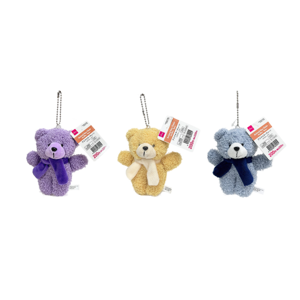 Animal Key Chain Muffler Bear – DAISO SINGAPORE