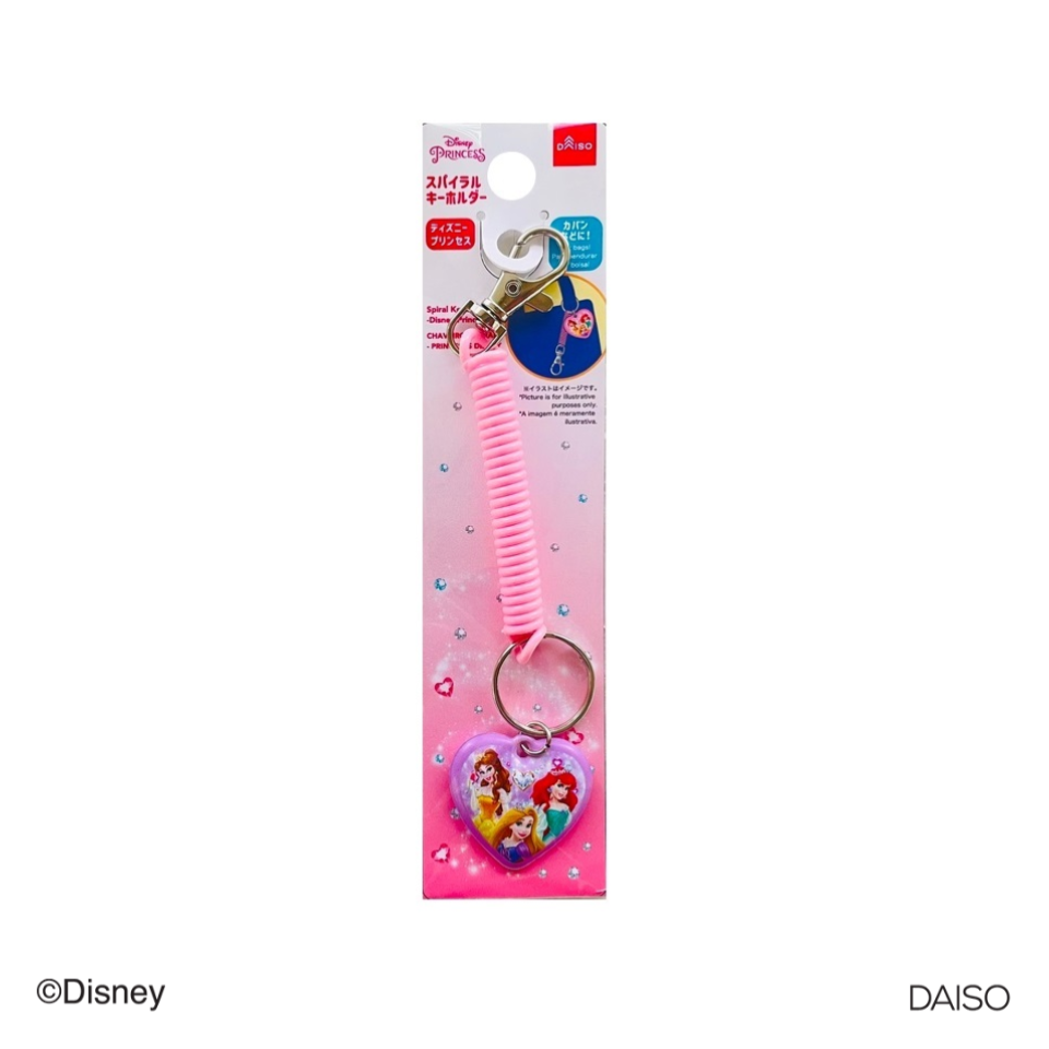 Spiral Keychain Disney Princess – DAISO SINGAPORE
