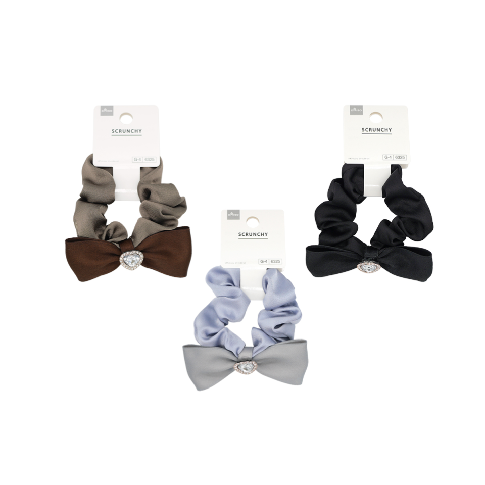 Ribbon Scrunchie Heart Stone – DAISO SINGAPORE