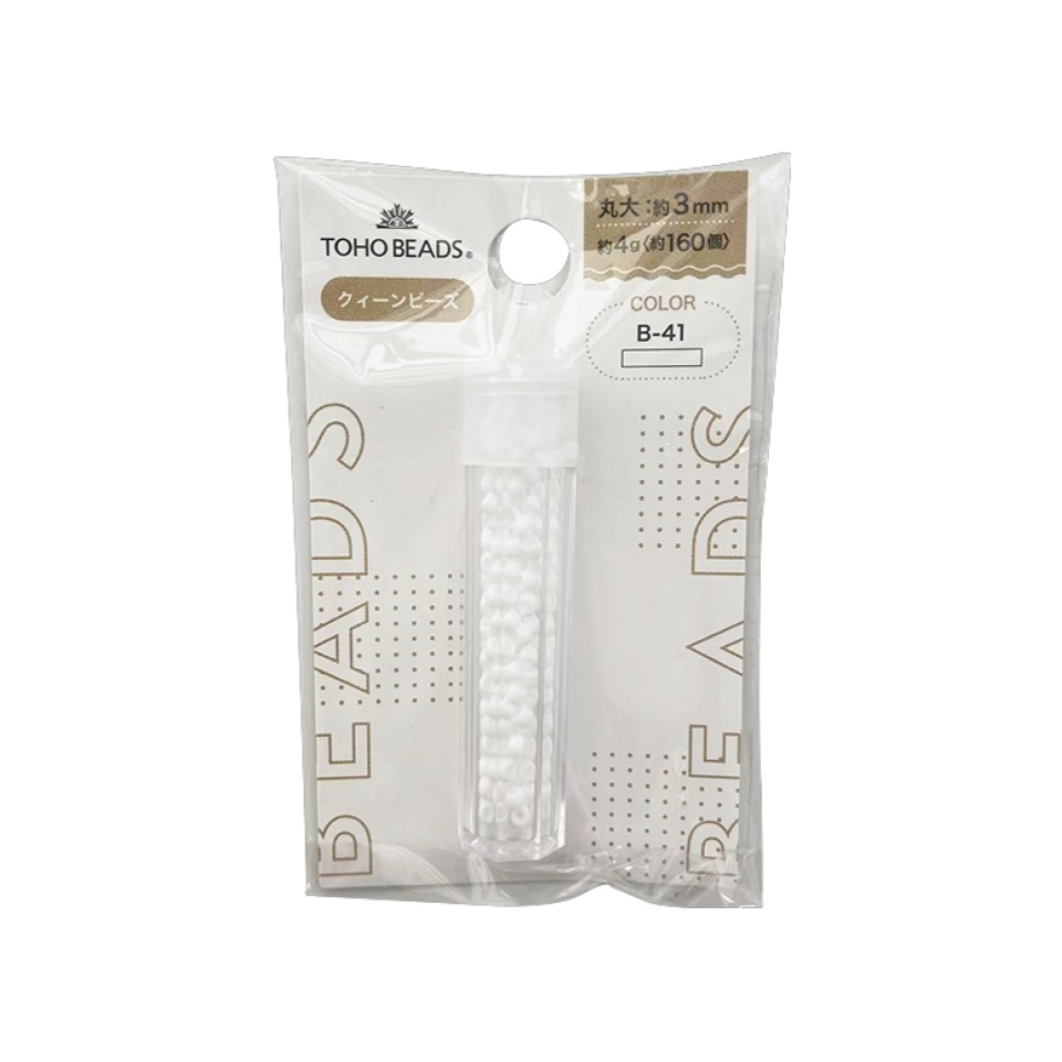 Toho Beads Round White – DAISO SINGAPORE