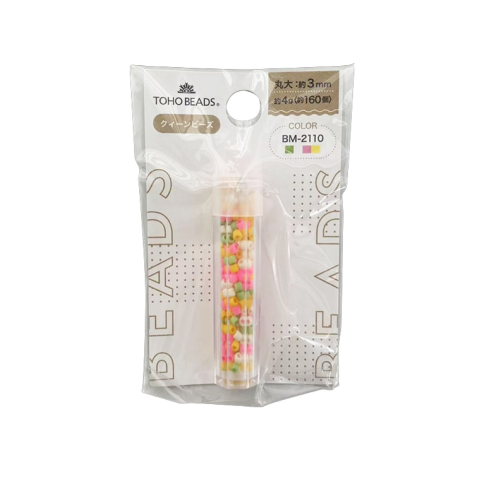 Toho Beads Round Pink Mix – DAISO SINGAPORE