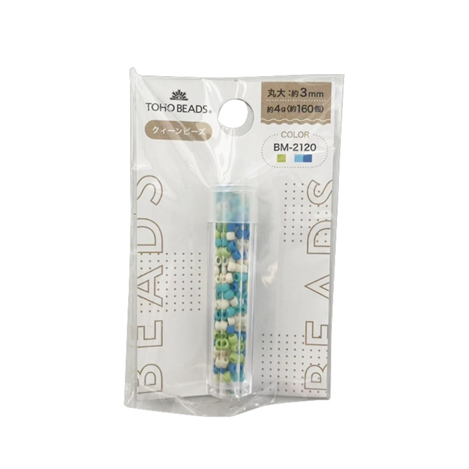 Toho Beads Round Blue Mix – DAISO SINGAPORE