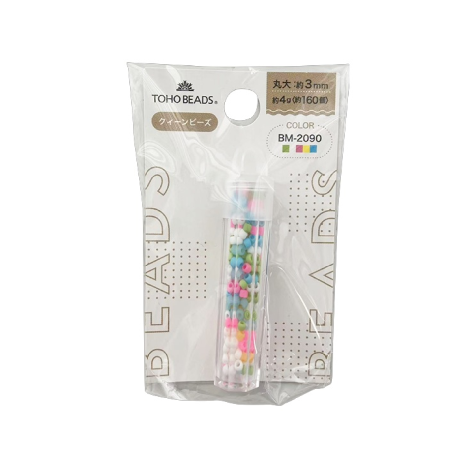 Toho Beads Round Pastel Mix – DAISO SINGAPORE