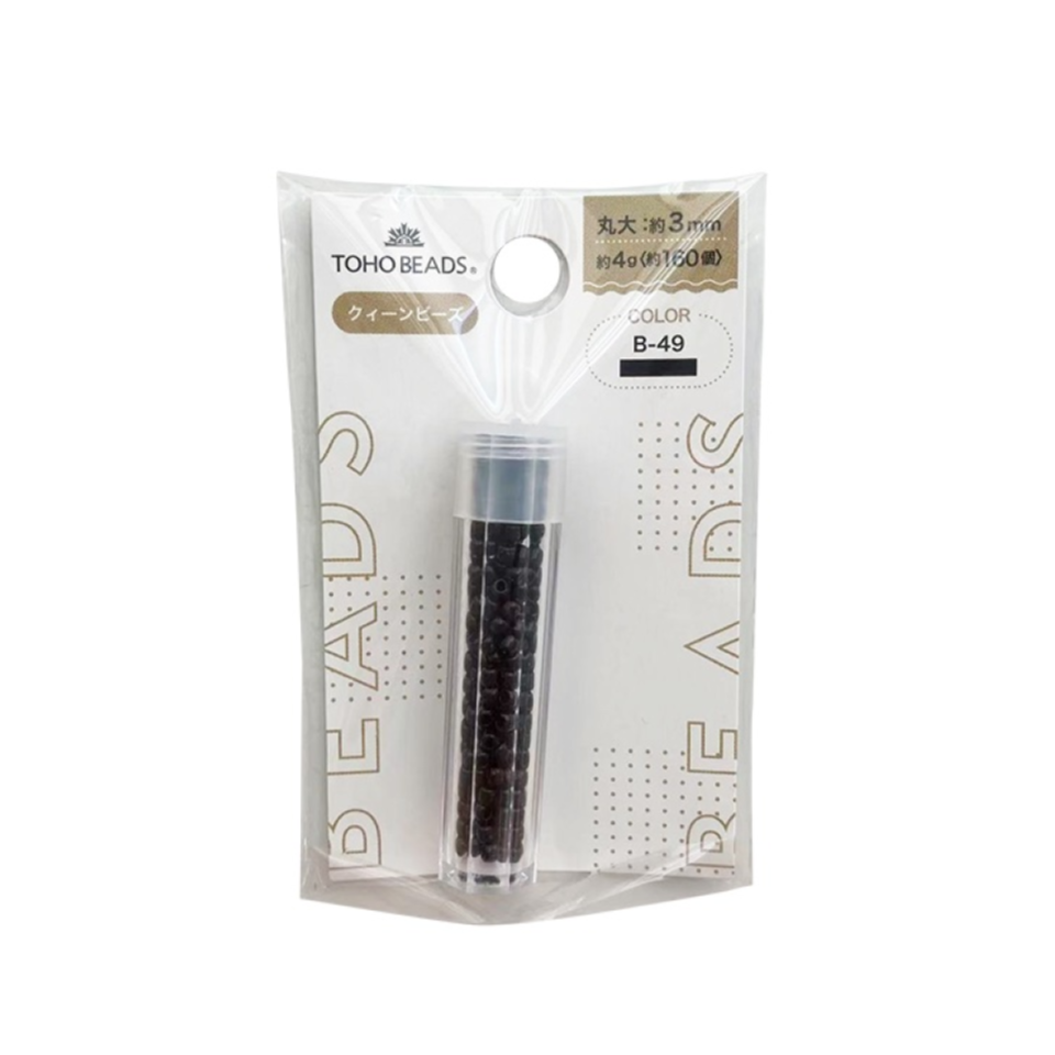 Toho Beads Round Black – DAISO SINGAPORE