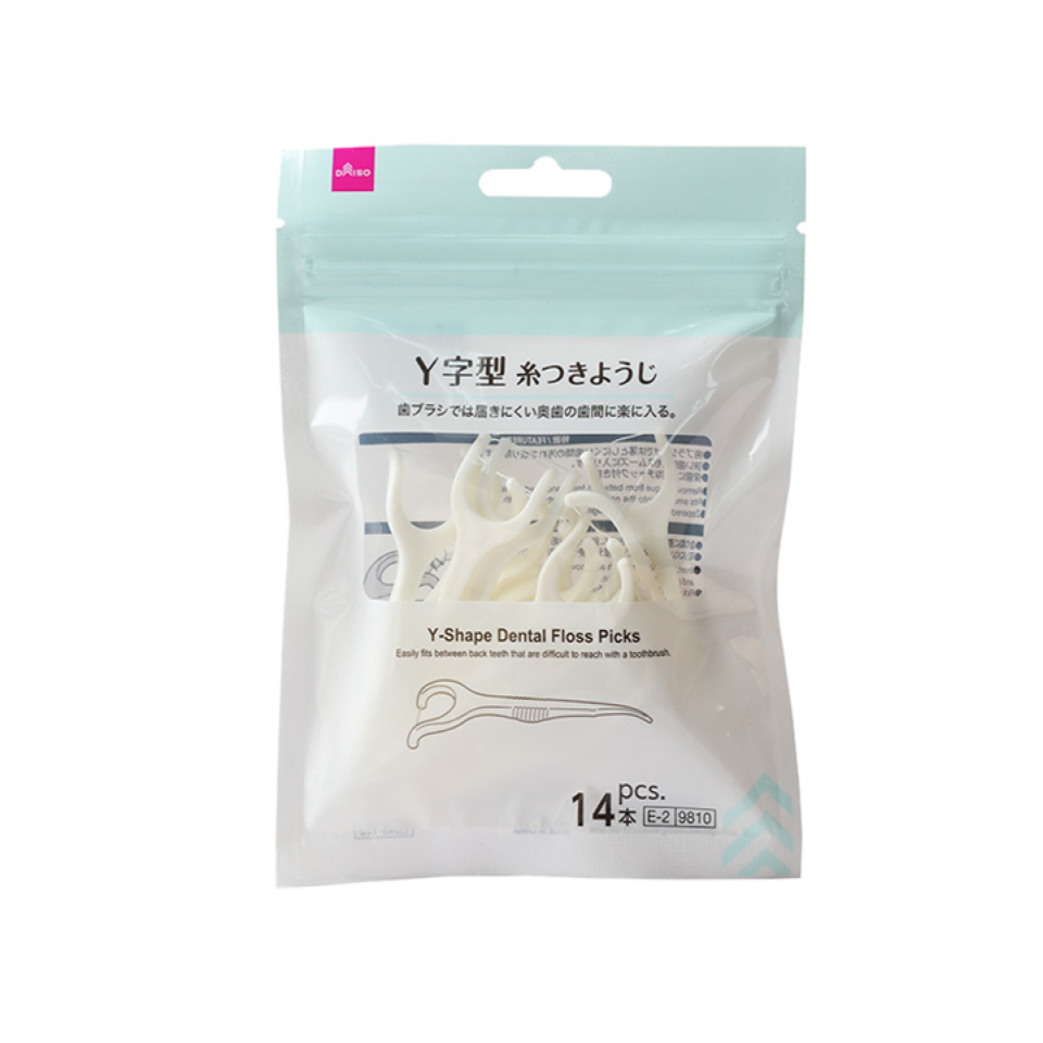 Y-Shape Dental Floss Picks – DAISO SINGAPORE