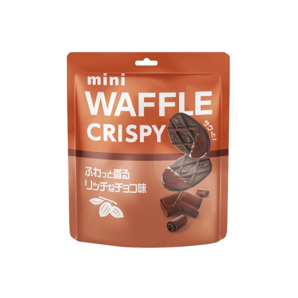 Merry-Go-Round Mini Waffles Crispy Chocolate Flavor 48g – DAISO SINGAPORE
